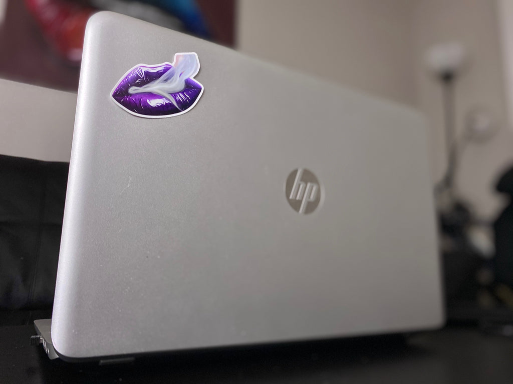 Smoking Purple Lips Stickers – Giovannie's Originals
