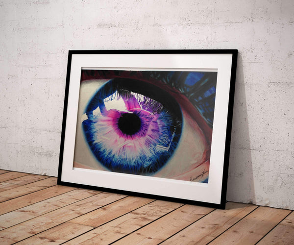 Colorful Eye Drawing Print – Giovannie's Originals